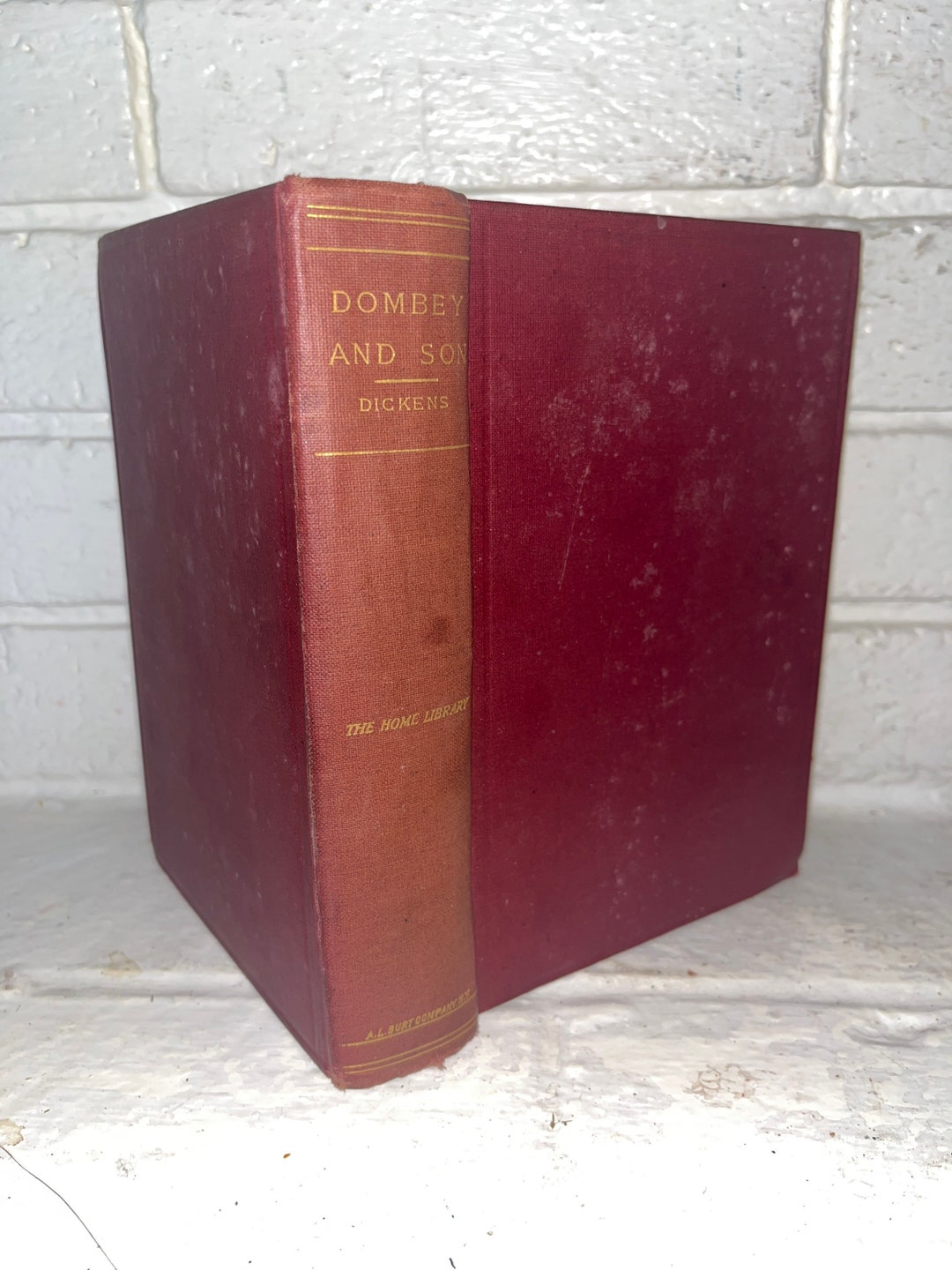 Antique Dombey and Son by Charles Dickens A.L. Burt Co NY. Nice Antique ...