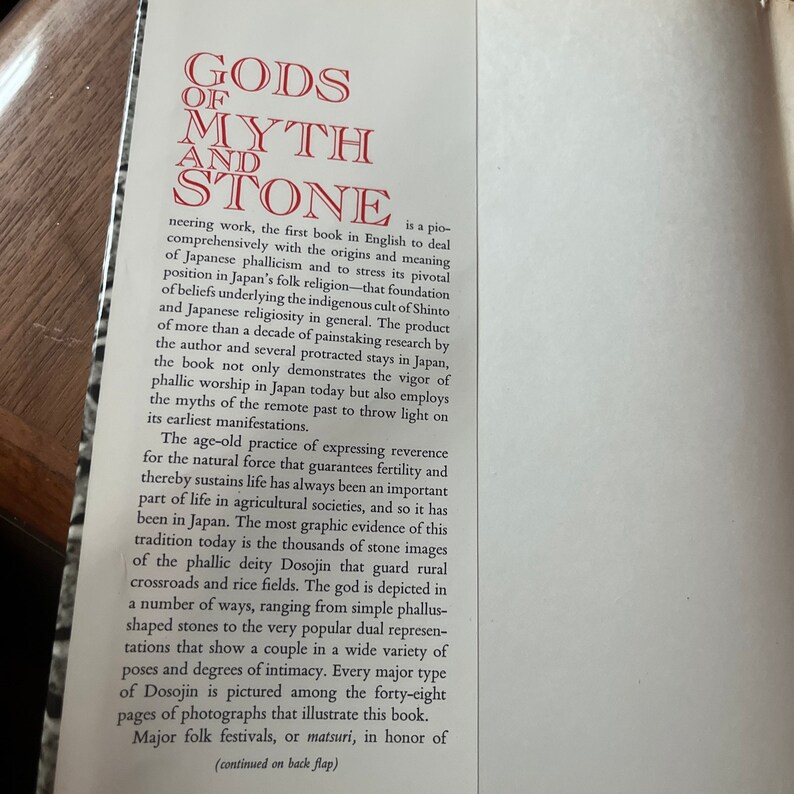 Michael Czaja/ Gods of Myth and Stone Phallicism in Japanese Folk ...