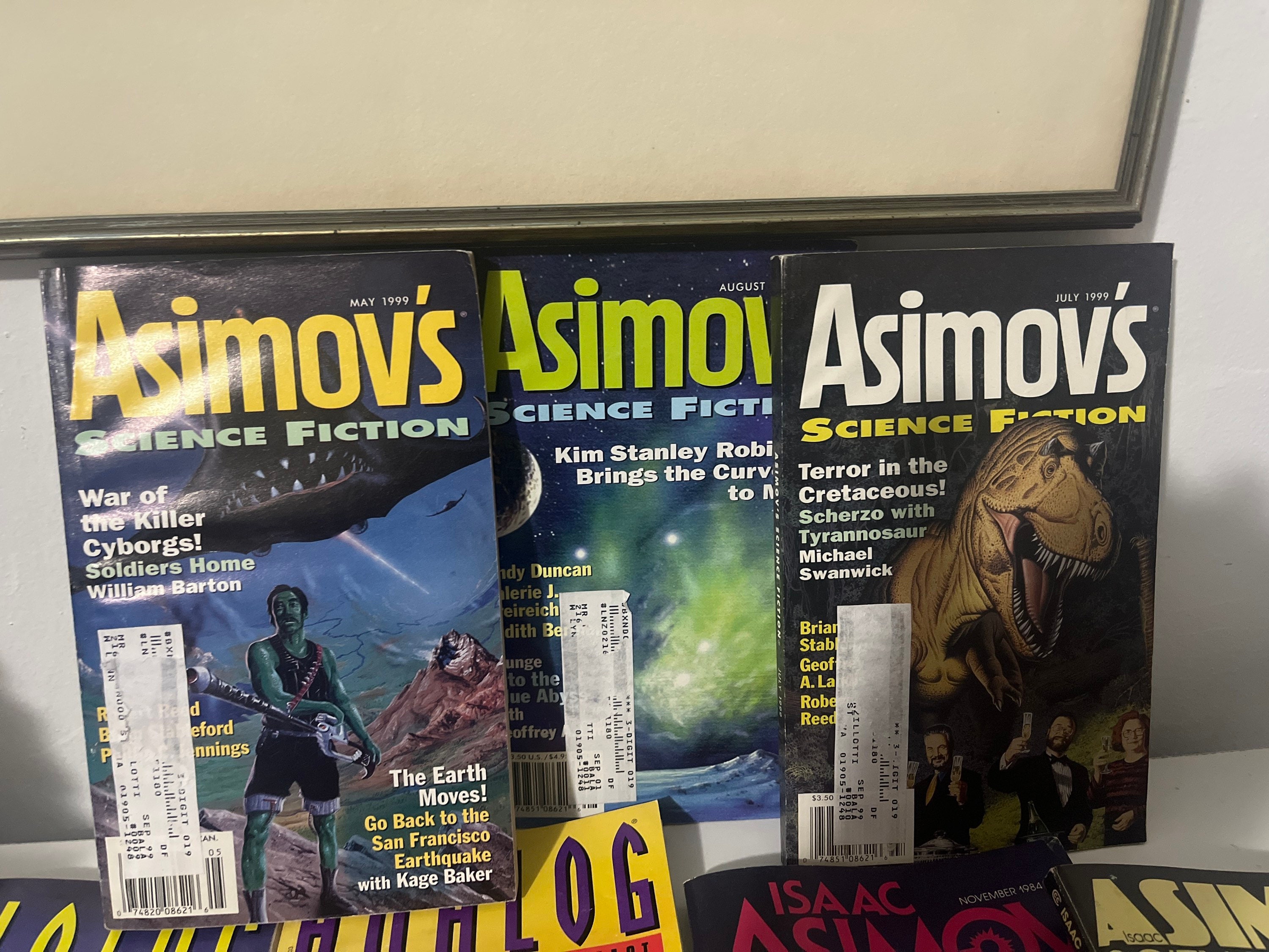 Lot of 15 Vintage Isaac Asimovs Science Fiction Magazine & - Etsy