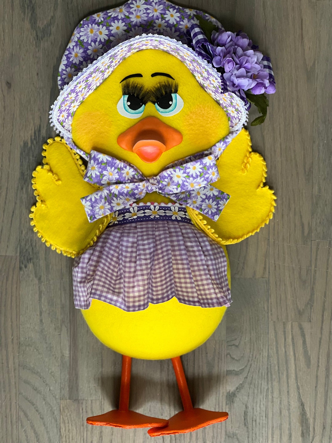 Puddles Duck Wreath Attachment, Spring Showers, Easter Duck Decor ...