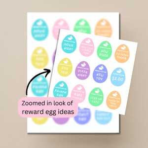 Easter Egg Hunt Reward Token Cards, Easter Reward Coupons, Easter Egg ...