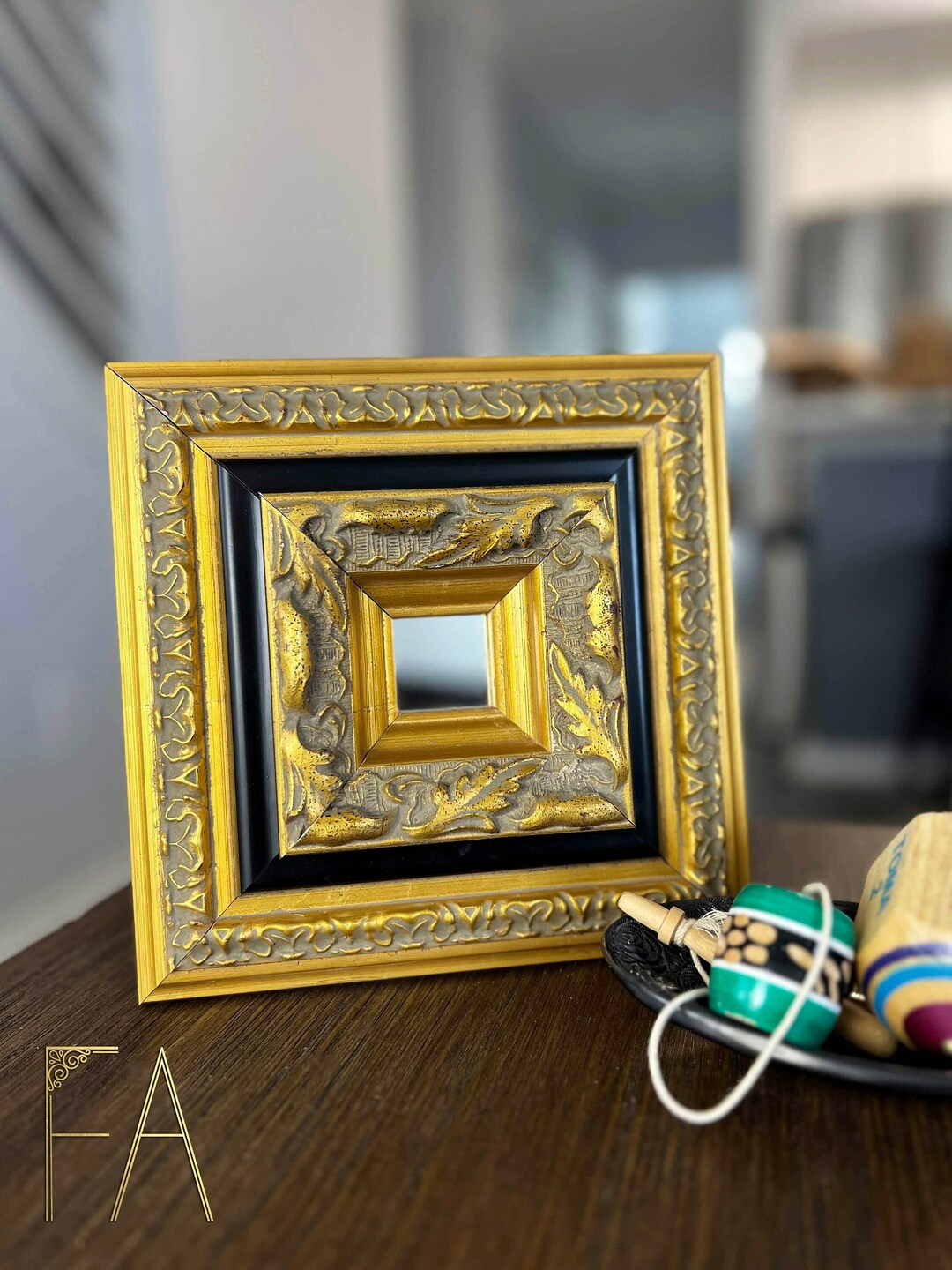 Ornate Gold Frame|gold Frame|framed Mirror|mirror Wall Spring ...