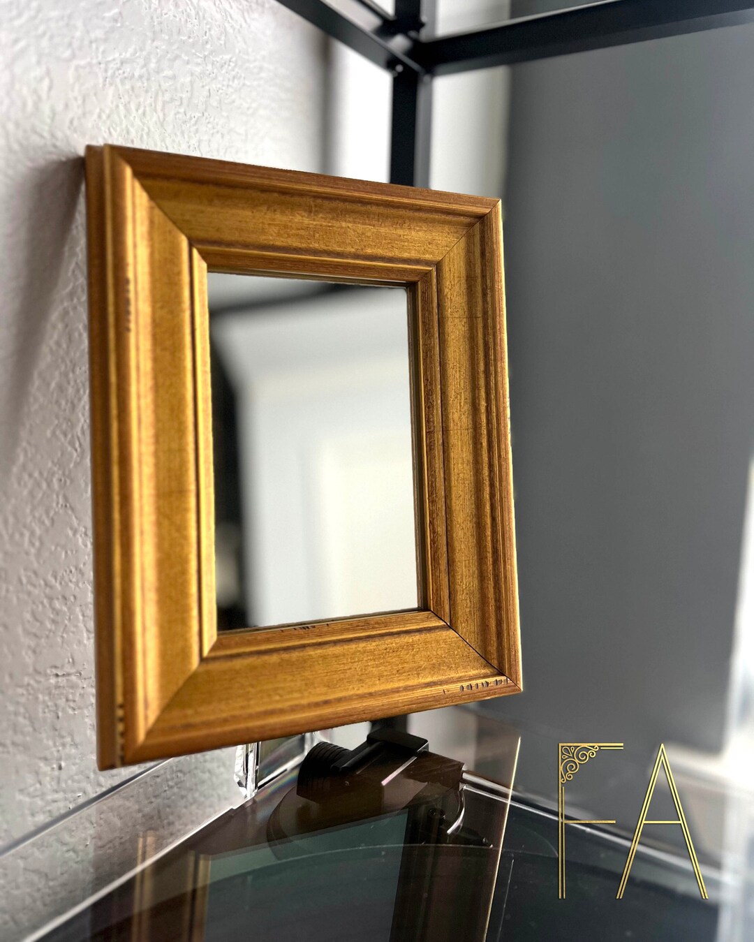 Tiny Mirror|small Mirror|rectangular Framed Mirror|framed Mirror|small ...