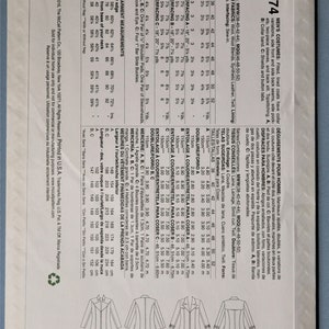Mccall's 7374. Men's Great Coat Pattern. Yaya Han - Etsy