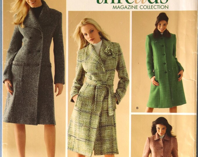 Simplicity 4403. Women's Coat Pattern. Line, Fit Flare Coat Pattern ...