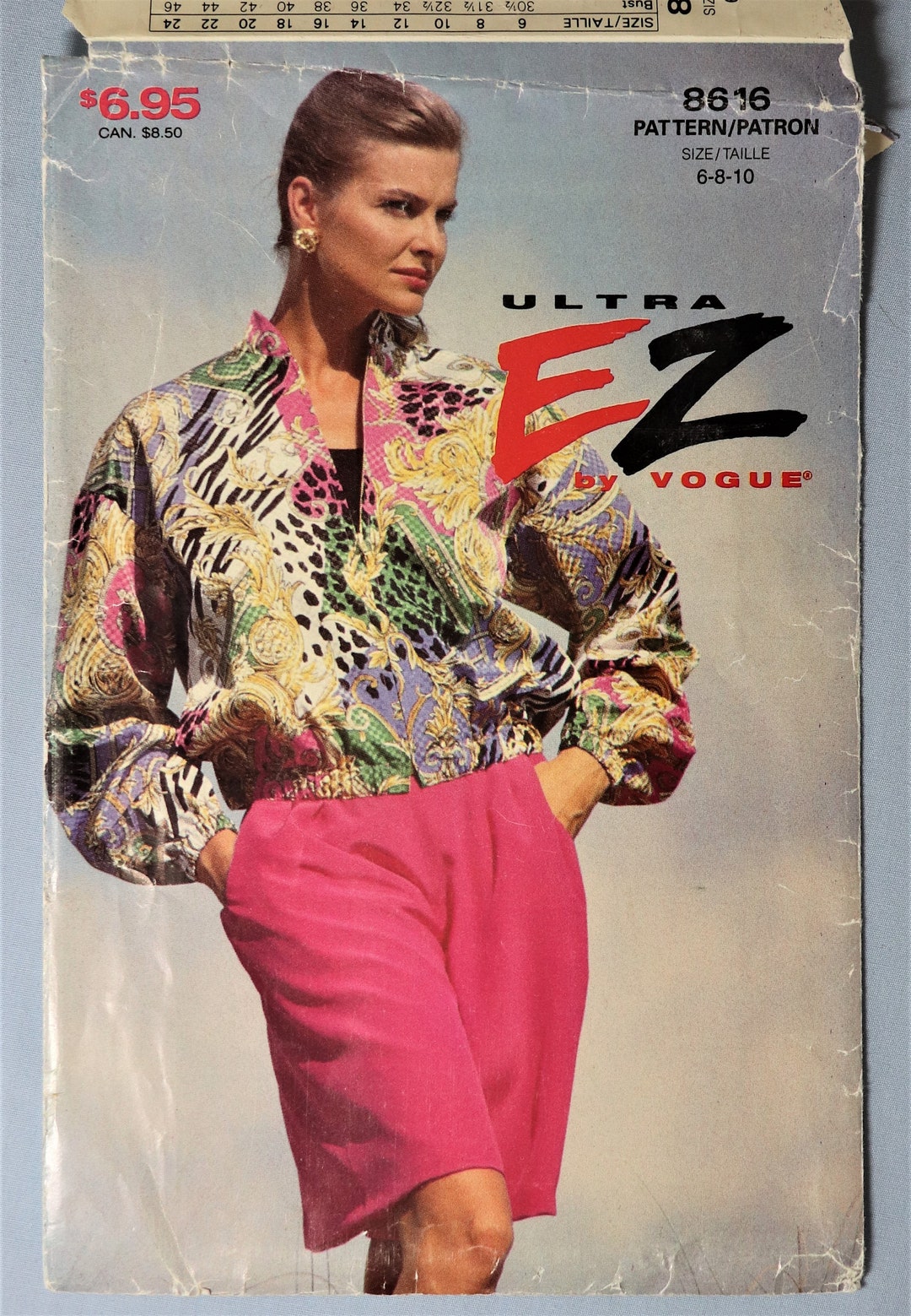 Vogue 8616. Misses Jacket and Shorts Pattern Vogue Ultra EZ Bomber ...
