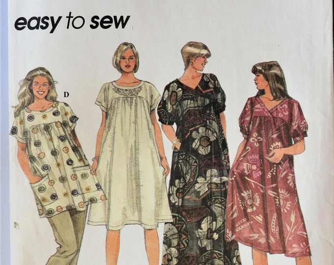 Simplicity 9548. Women's Muu Muu Pattern. Plus Size Dress and Tunic ...