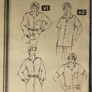 Simplicity 6630. Men's Shirt Pattern. Men's Camp Shirt Pattern. Disco ...