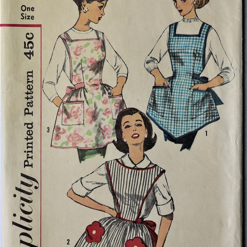 1950s Apron Pattern - Etsy
