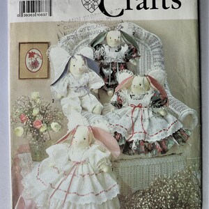 Simplicity 7044. Stuffed Bunnies Pattern. Angel Bunnies Pattern. Faith ...