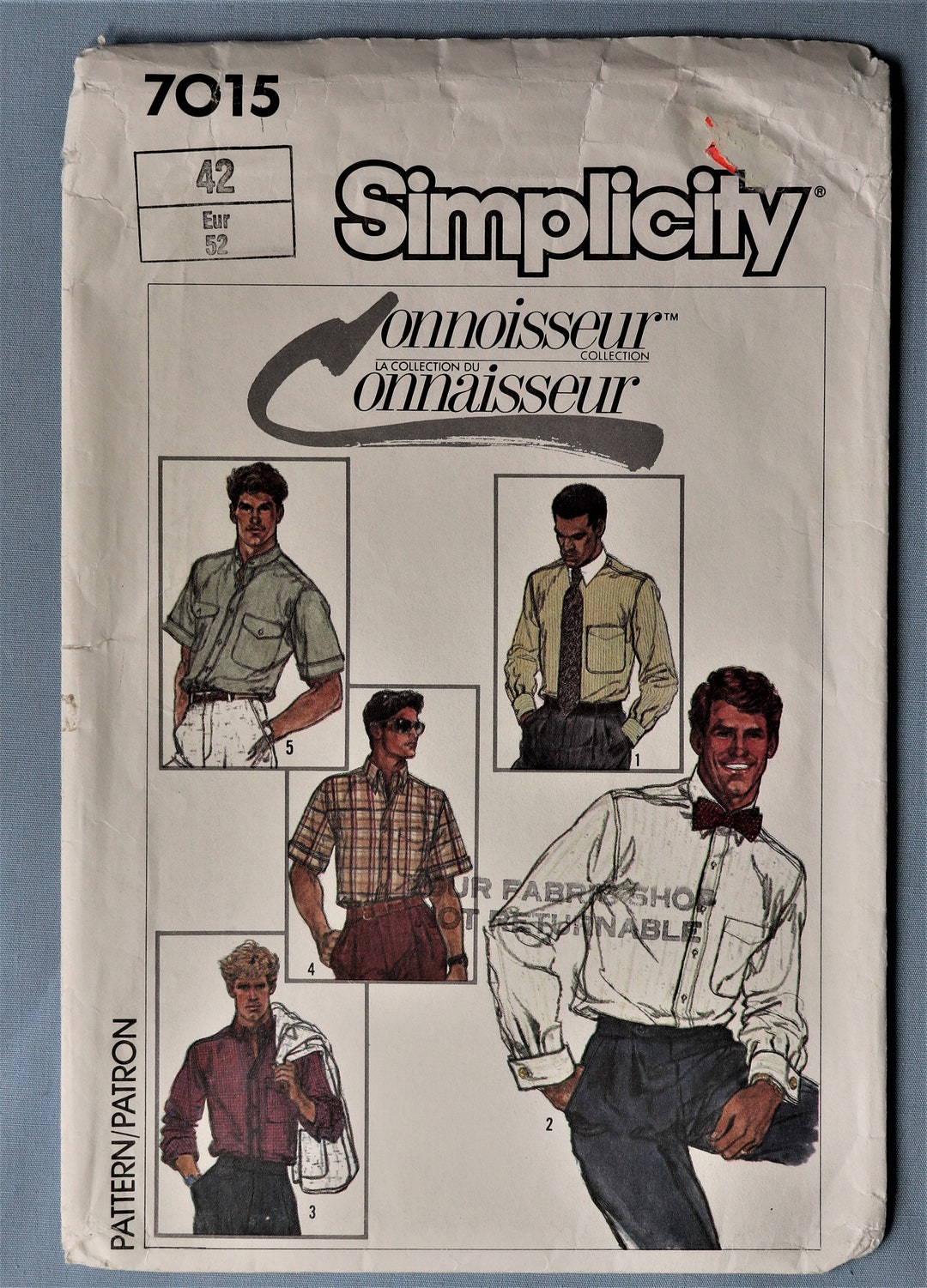 Simplicity 7015. Men's Shirt Pattern. Men's Classic Shirt Pattern ...