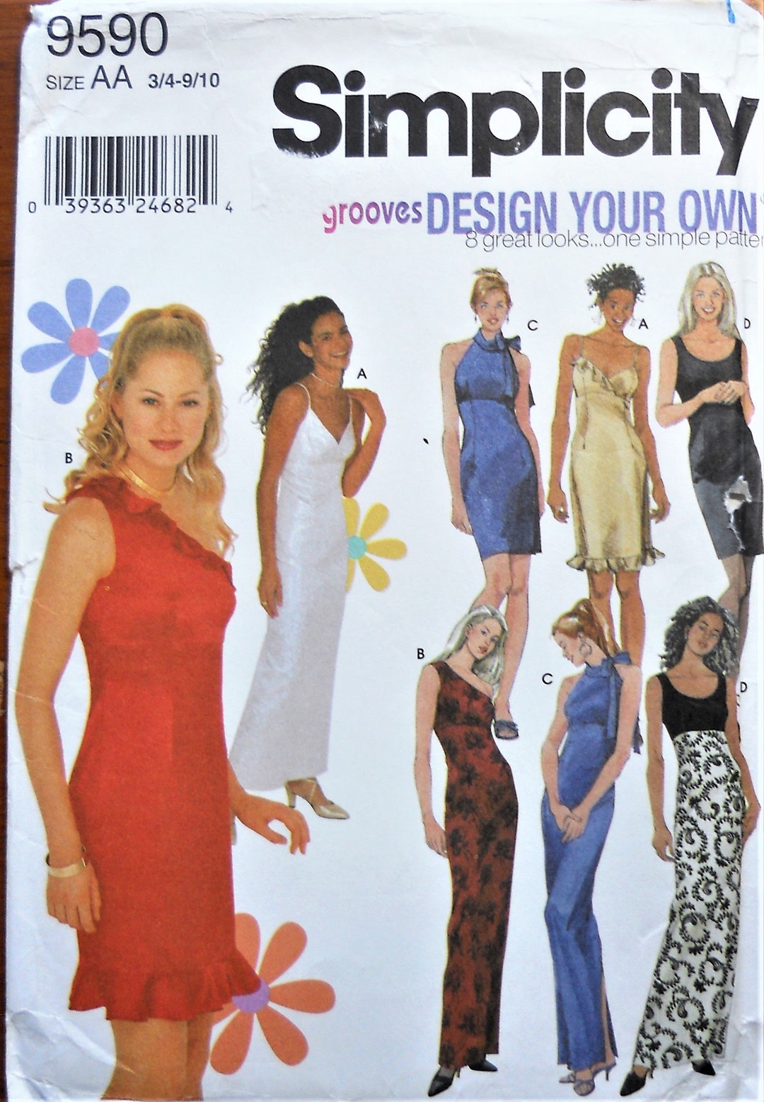 Simplicity 9590. Misses Dress Pattern. Special Occasion Dress. - Etsy