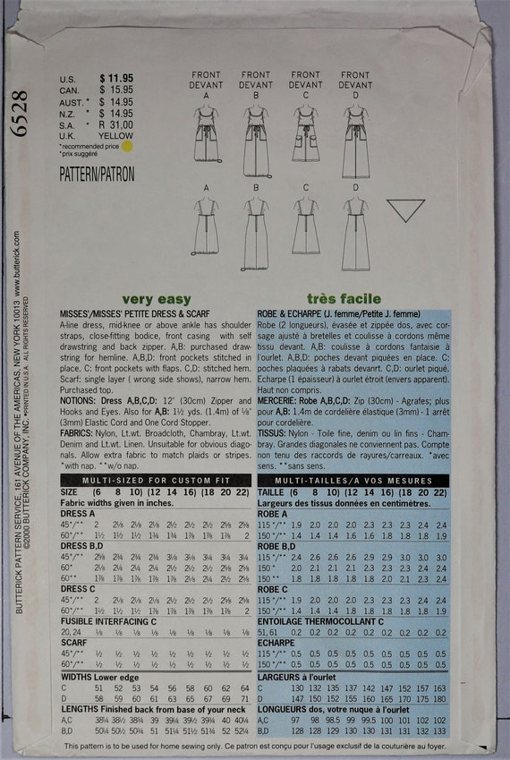 Craft Supplies & Tools Drawstring hem dress pattern Loose fit A line ...