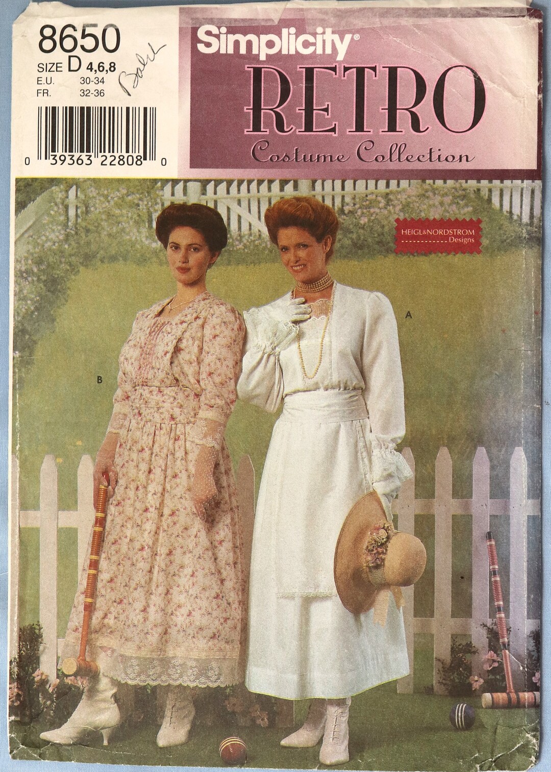 Simplicity 8650. Edwardian Dress Pattern. Titanic/edwardian Day Dress ...