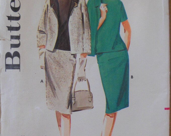 Butterick 6221. Womens Dress and Coat Pattern. Plus Size Delta Burke ...