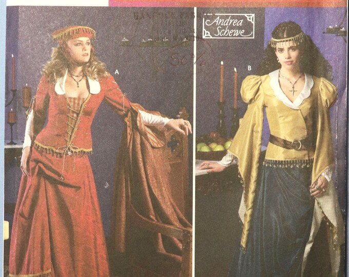 Simplicity 9246. Medieval Costume Gown Pattern. Medieval Gown, Skirt ...