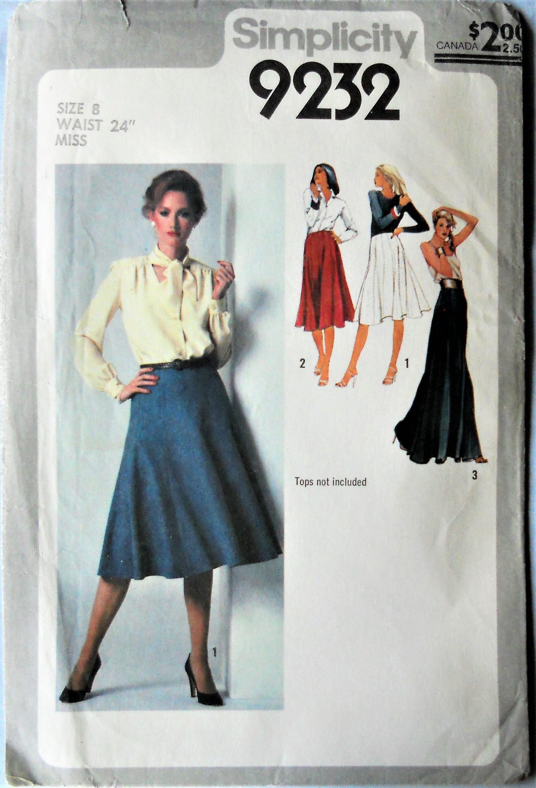 Simplicity 9232. Misses Skirt Pattern. Twelve Gore Flared Skirt Pattern ...