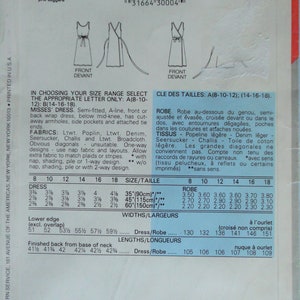 Butterick 5299. Misses Wrap Dress Pattern. Vintage 1980s See and Sew Wrap Dress Pattern. Front ...
