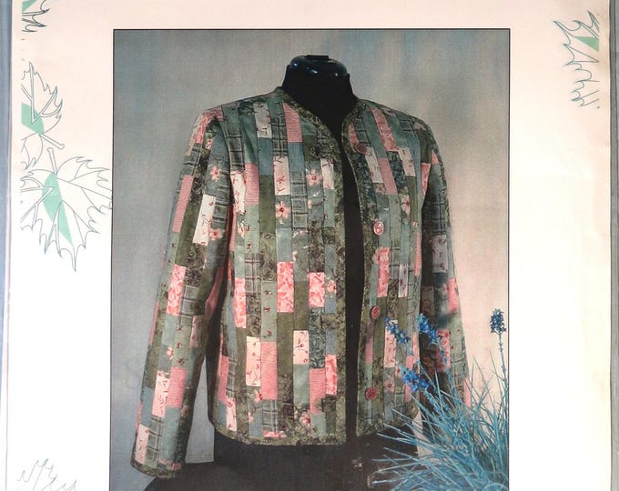 Bresnan Studios Strippy Scrap Jacket BSS102 Pattern. Fat Quarter or ...