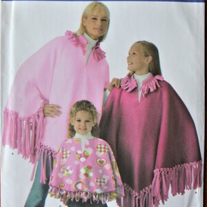 Simplicity 3981. Poncho Pattern. no Sew Poncho - Etsy