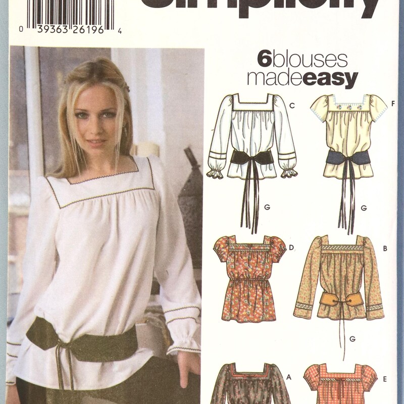 Peasant Blouse Pattern - Etsy