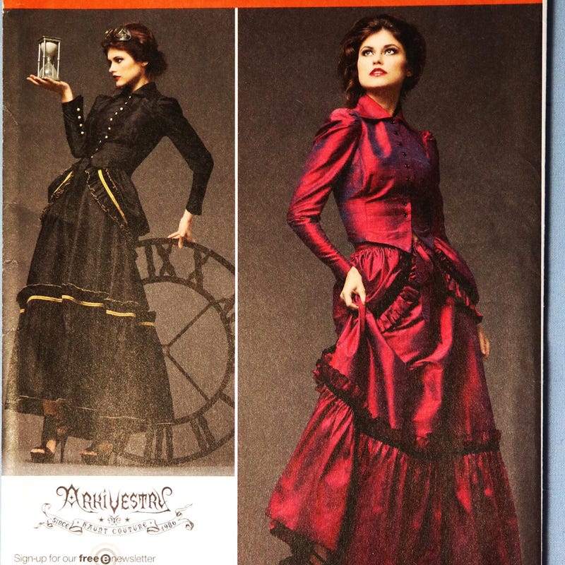 Bustle Dress Pattern - Etsy