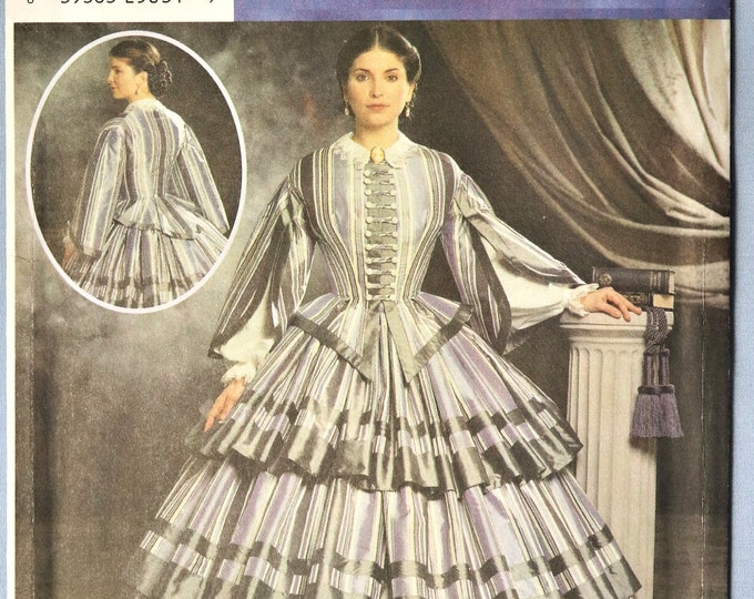 Simplicity 9761. Women 1850's Costume Pattern. Civil War Jacket and ...