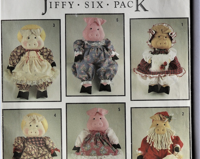 Mccall's 3760. Stuffed Bunnies Pattern. Vintage 1988 country Bunny ...