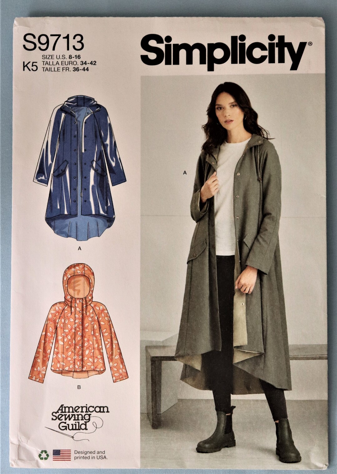 Simplicity 9713. Coat and Jacket Pattern. Womens Coat and Jacket ...