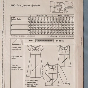 Burda 7798. Misses Dress and Blouse Pattern. A Lined Dress and Blouse ...