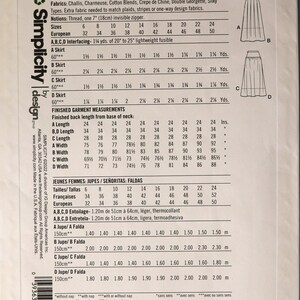 Simplicity 9472. Misses Skirt Pattern. Flared Maxi Skirt With Side Slit ...