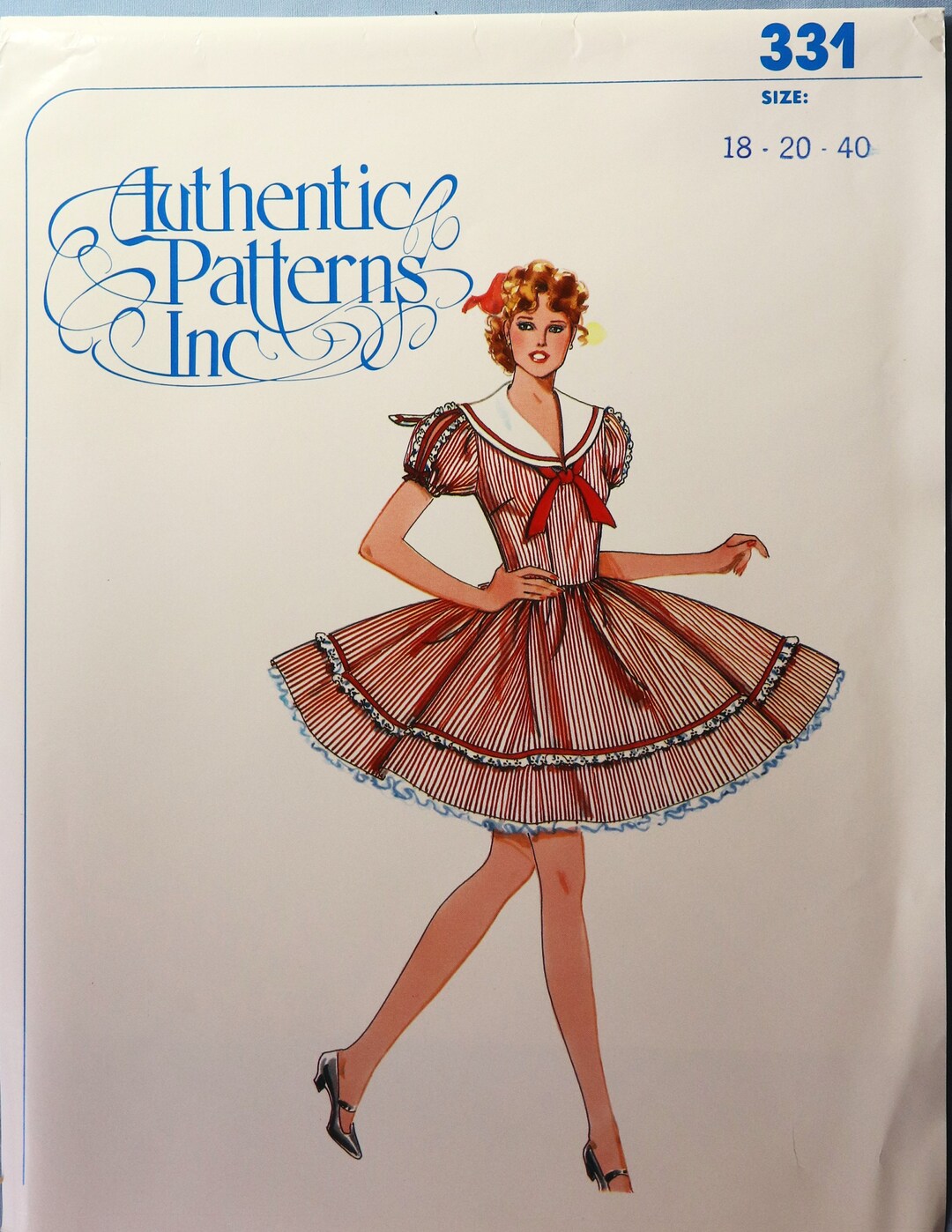 Authentic 331 Pattern. Women's Square Dance Dress Pattern. Vintage ...