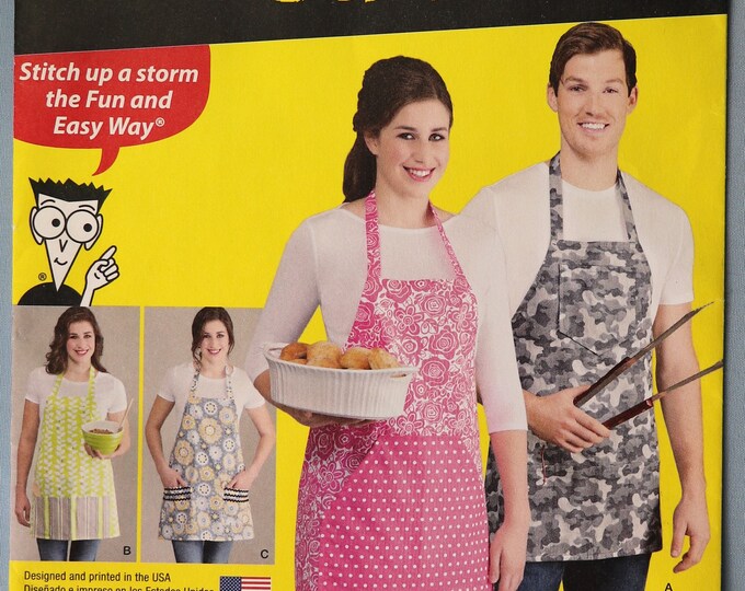 Simplicity 1140. Apron Pattern. "sewing Pattern for Dummies" Unisex ...