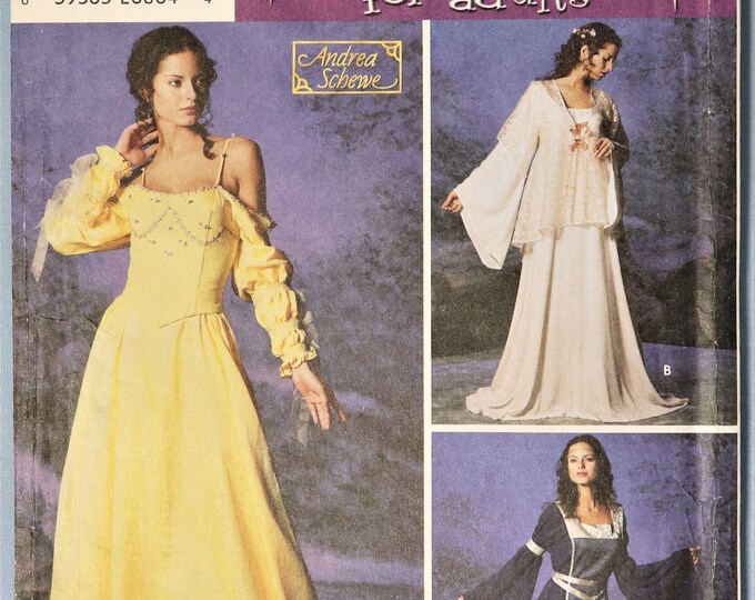 Simplicity 5843. Medieval Gown Pattern. Medieval Costume Gown, Tabard ...