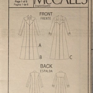 Mccall's 7374. Men's Great Coat Pattern. Yaya Han - Etsy