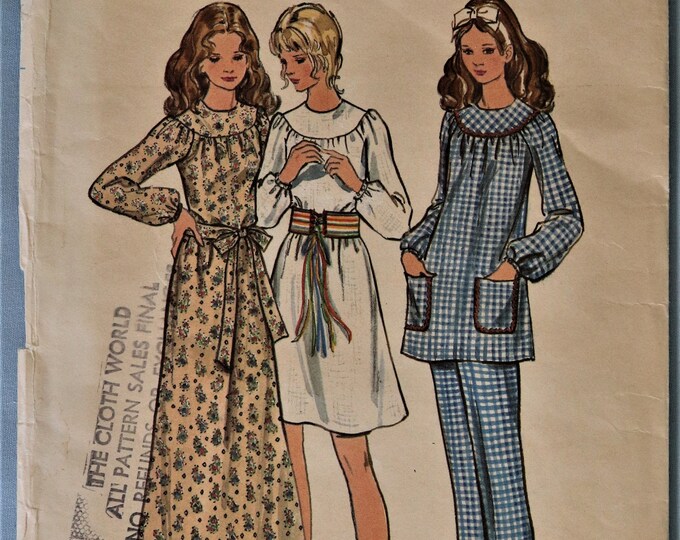 Simplicity 8588. Vintage 1969 Dress Pattern. 1969 Mod A Line Mini Dress ...