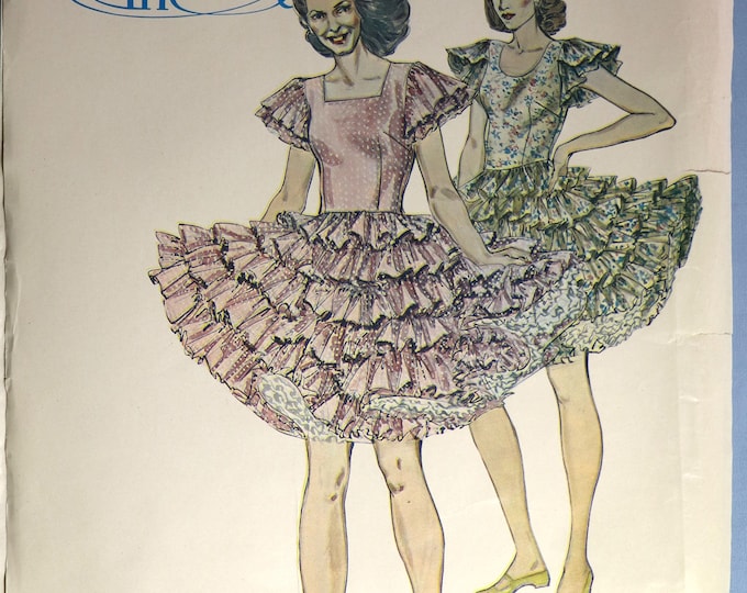 Square Dance Dress Pattern. Authentic 310 Pattern. Square Dance ...
