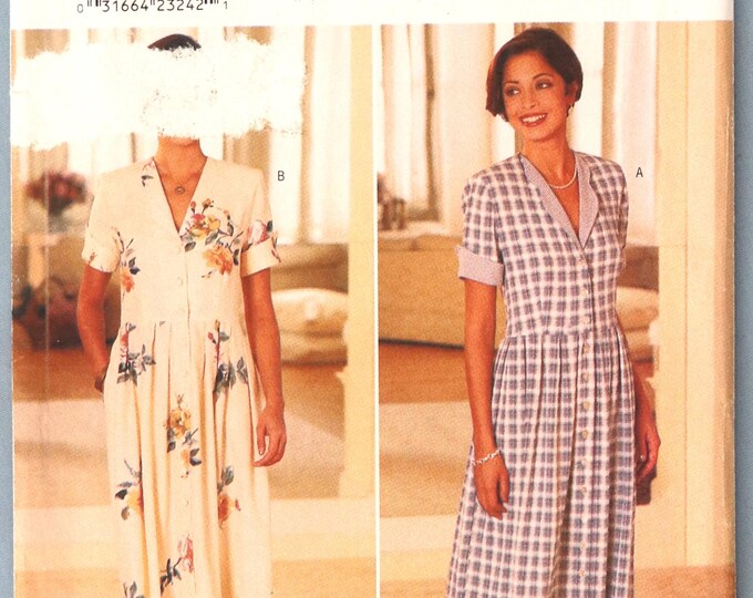 Butterick 4385. Misses Dress Pattern. Loose Fit Maxi Dress Pattern. VTG ...