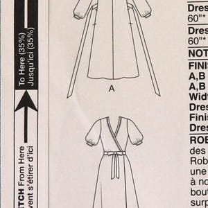 Vogue 2081. Diane Von Furstenberg Wrap Dress Pattern. Women's Retro ...