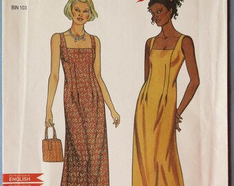 New Look 6088. Misses Dress Pattern. Fit and Flare Maxi Dress Pattern ...