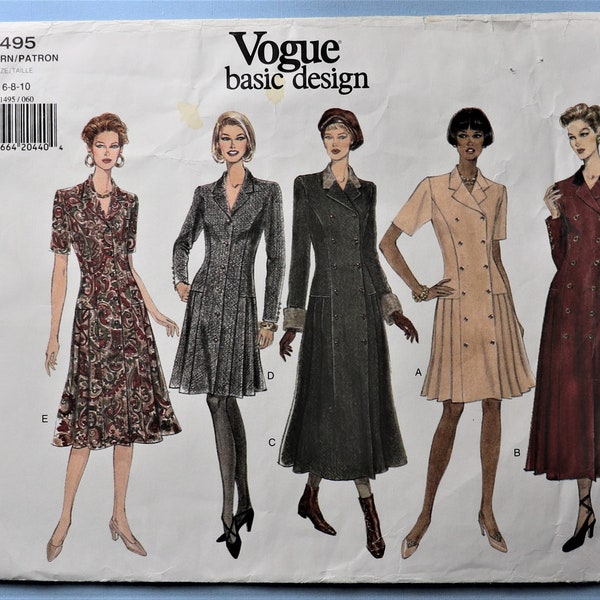 Pattern Double Breasted Dress - Etsy