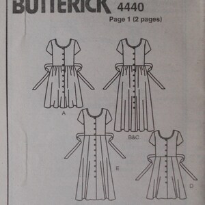 Butterick 4440. Misses Dress Pattern. Loose Fit Maxi Dress Pattern ...