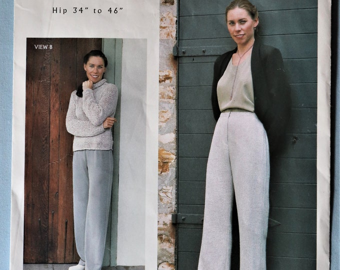 Loes Hinse European Pants 5001 Pattern. Loose Fit Pants Pattern. Hip 34"-46" Uncut - Etsy