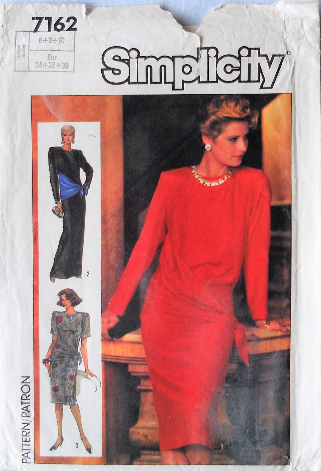Simplicity 7162. Misses Evening Gown Pattern. Formal Dress Pattern ...