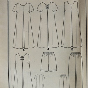 Simplicity 8530. Misses Maternity Dress, Pants and Shorts Pattern. Tent ...