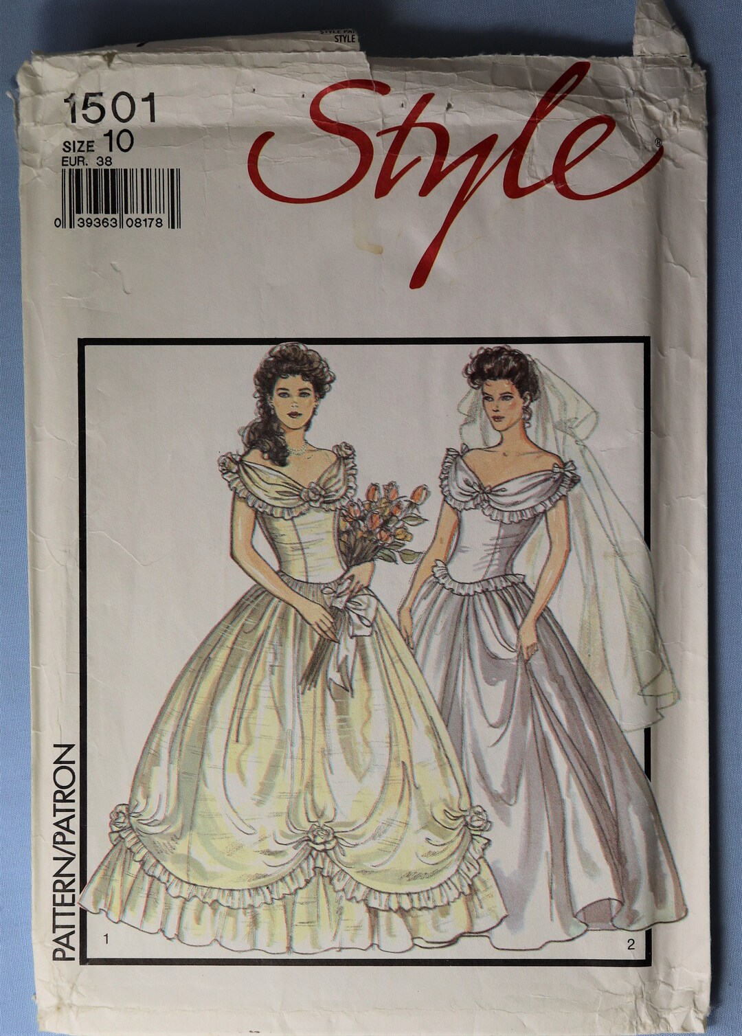Style 1501 Pattern. Misses Bridal Gown Pattern. Vintage 1980s Princess ...