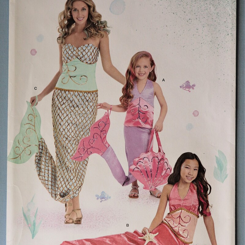 Mermaid Costume Pattern - Etsy