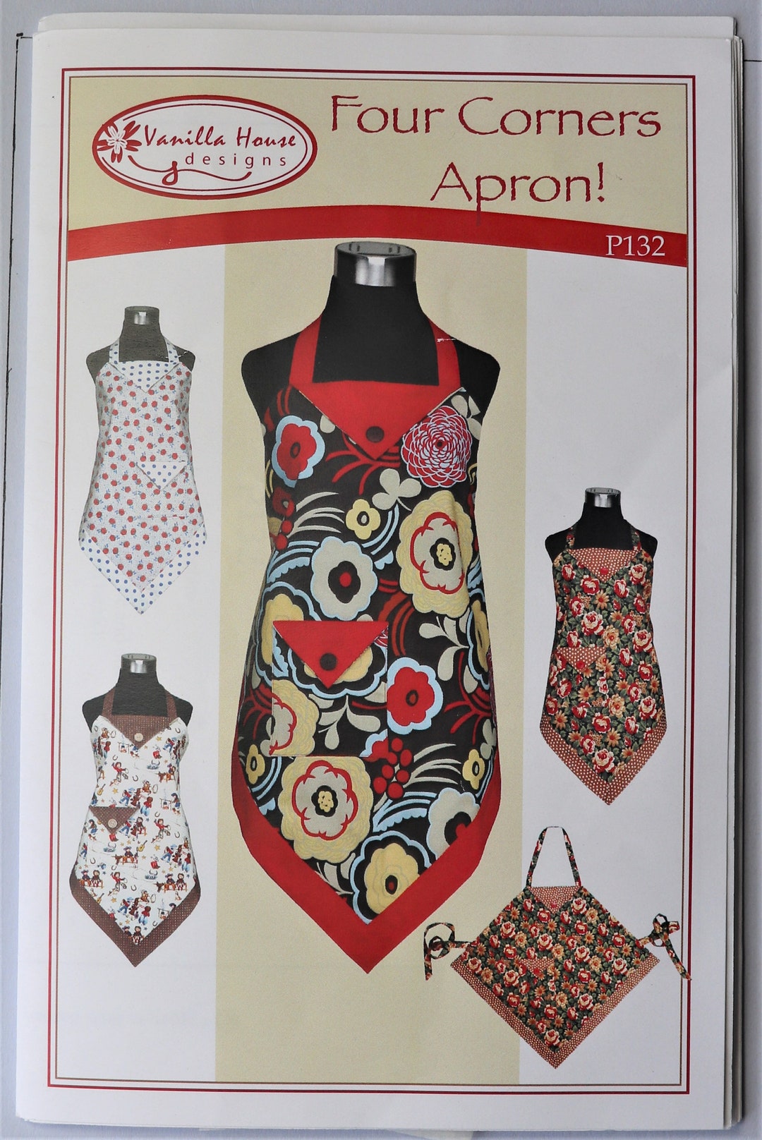 Vanilla House Four Corners Apron P 132 Pattern. Four Corner Apron ...