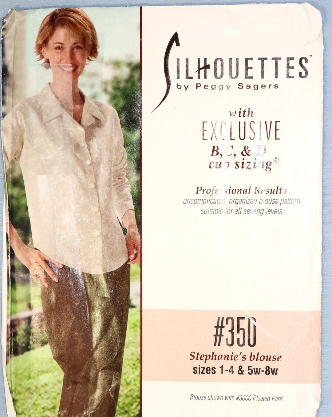 Silhouettes 350 Pattern. Misses Blouse Pattern. Stephanie's Blouse ...