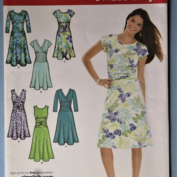 Simplicity Knit Dress Pattern - Etsy